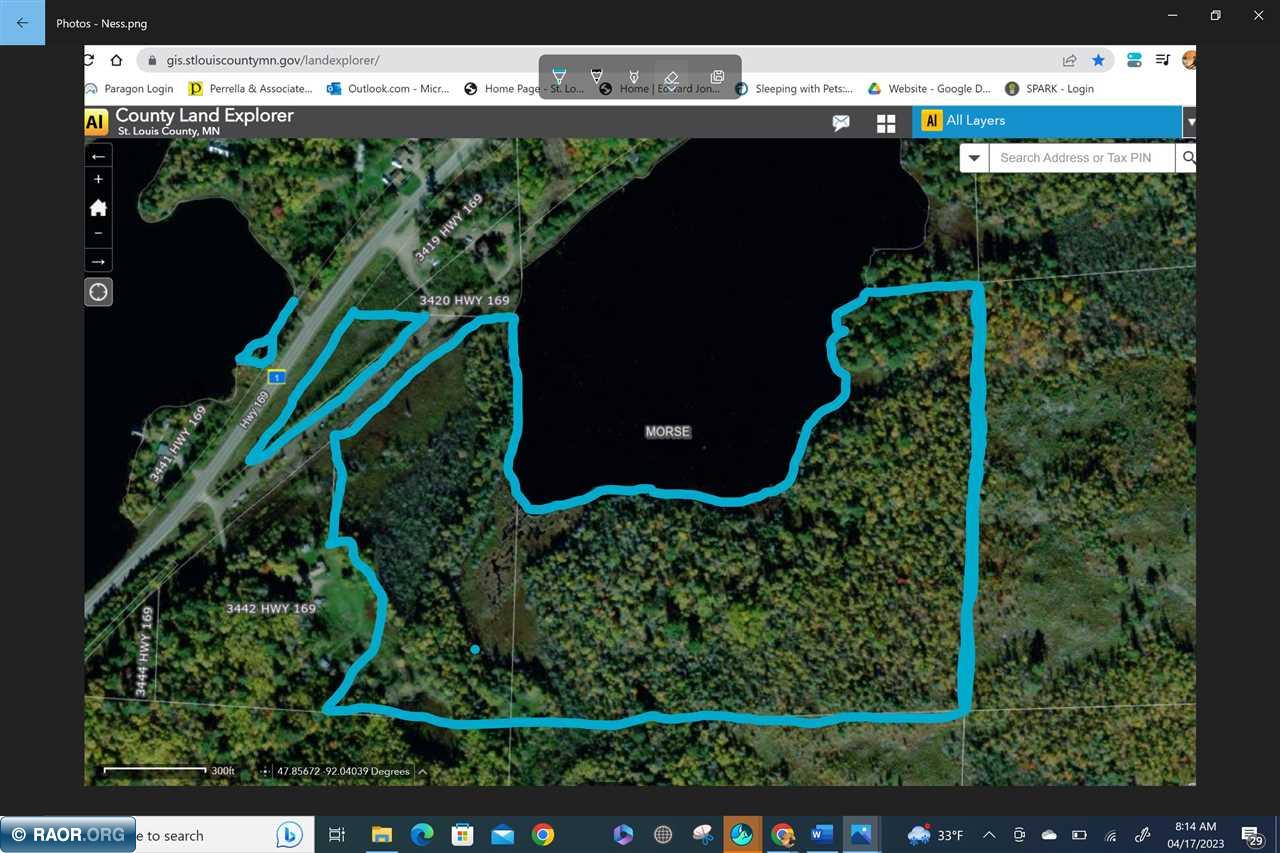 Land: XXXX Highway 169 Ely Minnesota 55731